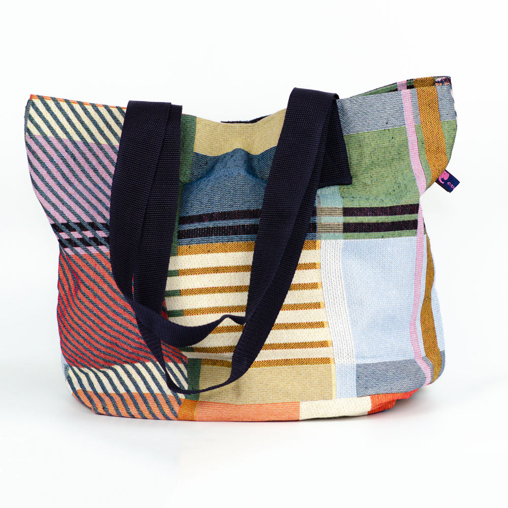 Lækker shopper i kraftigt vævet stof – Shining You